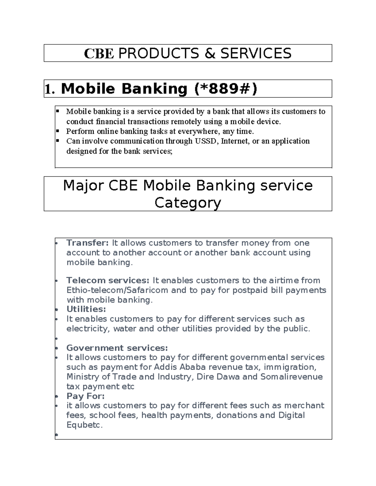 CBE Products - Deatail analysis of CBE product - CBE PRODUCTS ...