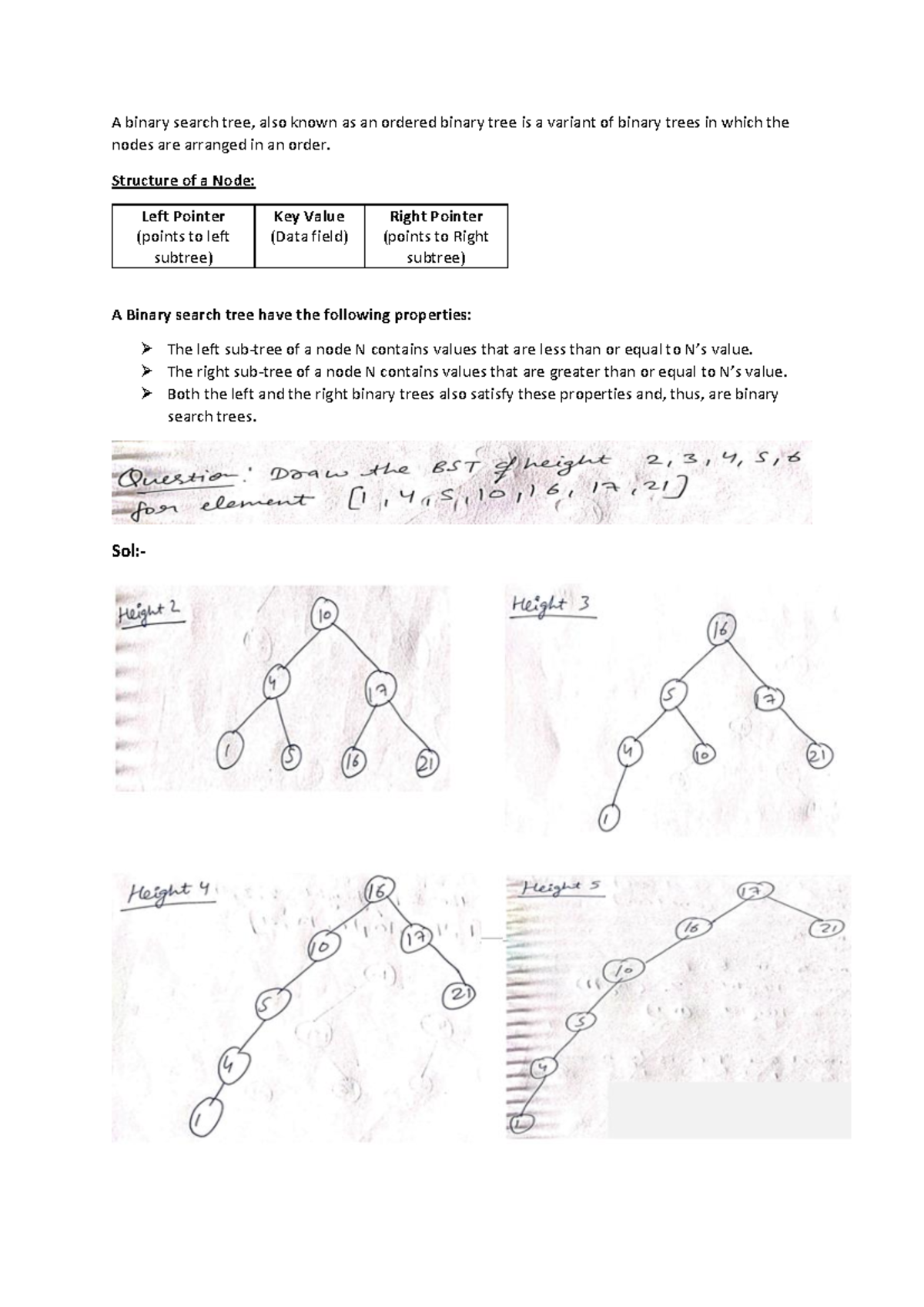Red-Black Trees - unit-2 - A binary search tree, also known as an ordered binary tree is a ...