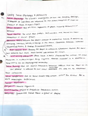 Unit 4 AP Psychology BIG Review - Social Psychology Attribution Theory ...