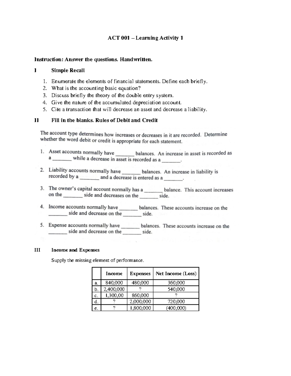 Sample Practice Exam 2020 Questions Warning Tt Undefined Function