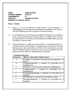 Setswana PUO YA GAE Mophato 3 Kgweditharo YA 3 2021 ATP - 1. MOPHATO WA ...