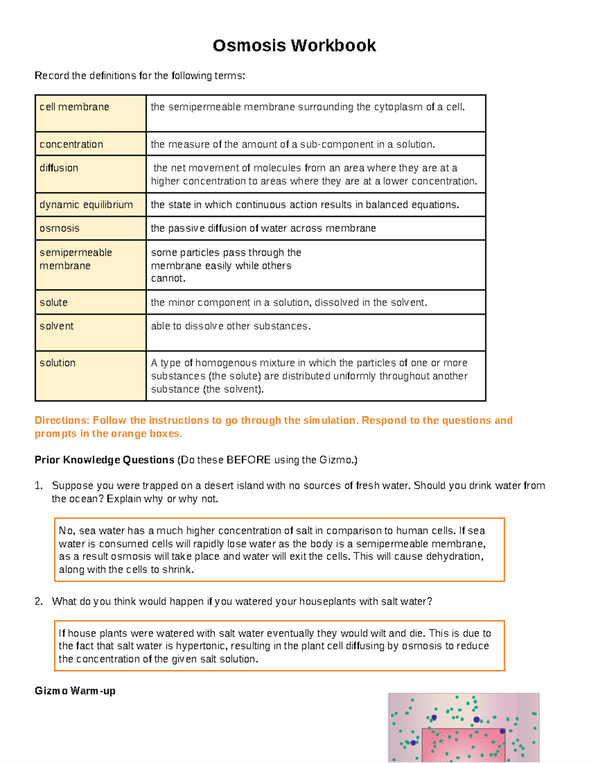 Good Copy of Osmosis Workbook - Google Docs - Osmosis Workbook Record ...