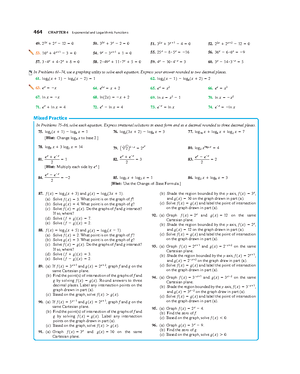 Mathematics - Algebra Trigonometry 50 - 446 CHAPTER 6 Exponential and ...