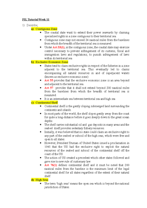 PIL Tutorial Week 10 - informative - PIL Tutorial Week 10 What are the Int’l minimum standards ...