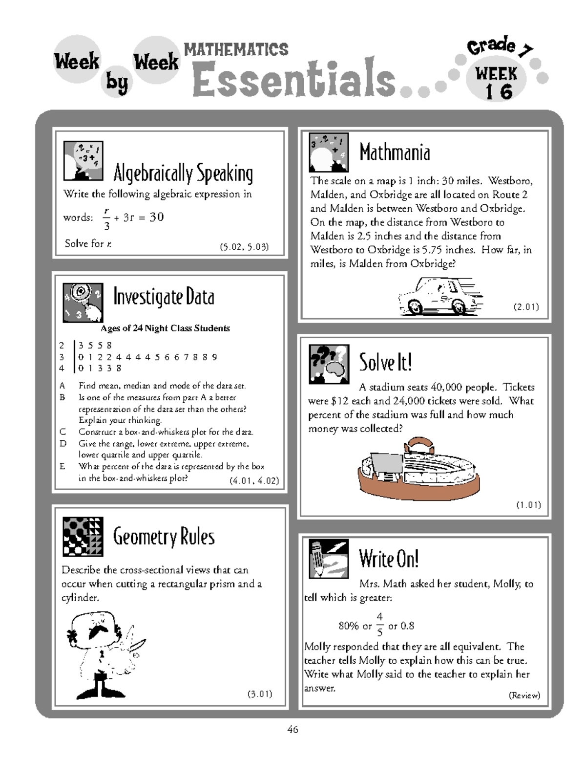 G7WW16-18 - dsfgsgdsdgegweg - MATHEMATICS Grade 7 Essentials Week by ...