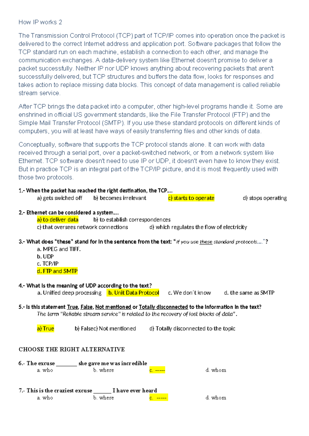 -19 How IP works 2 (Relatives) - How IP works 2 The Transmission ...