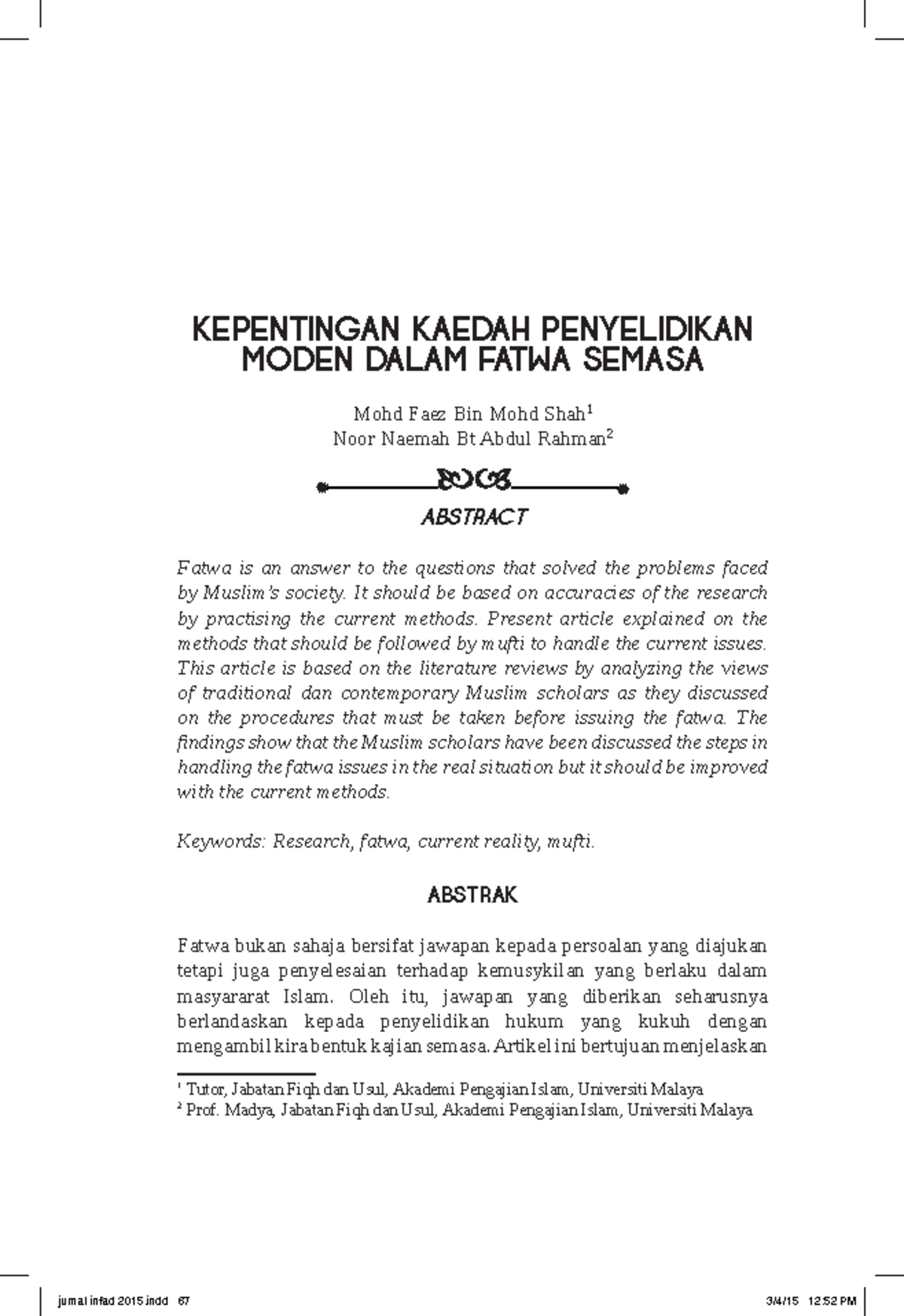 95-Article Text-80-1-10-2018 1009 - KEPENTINGAN KAEDAH PENYELIDIKAN ...