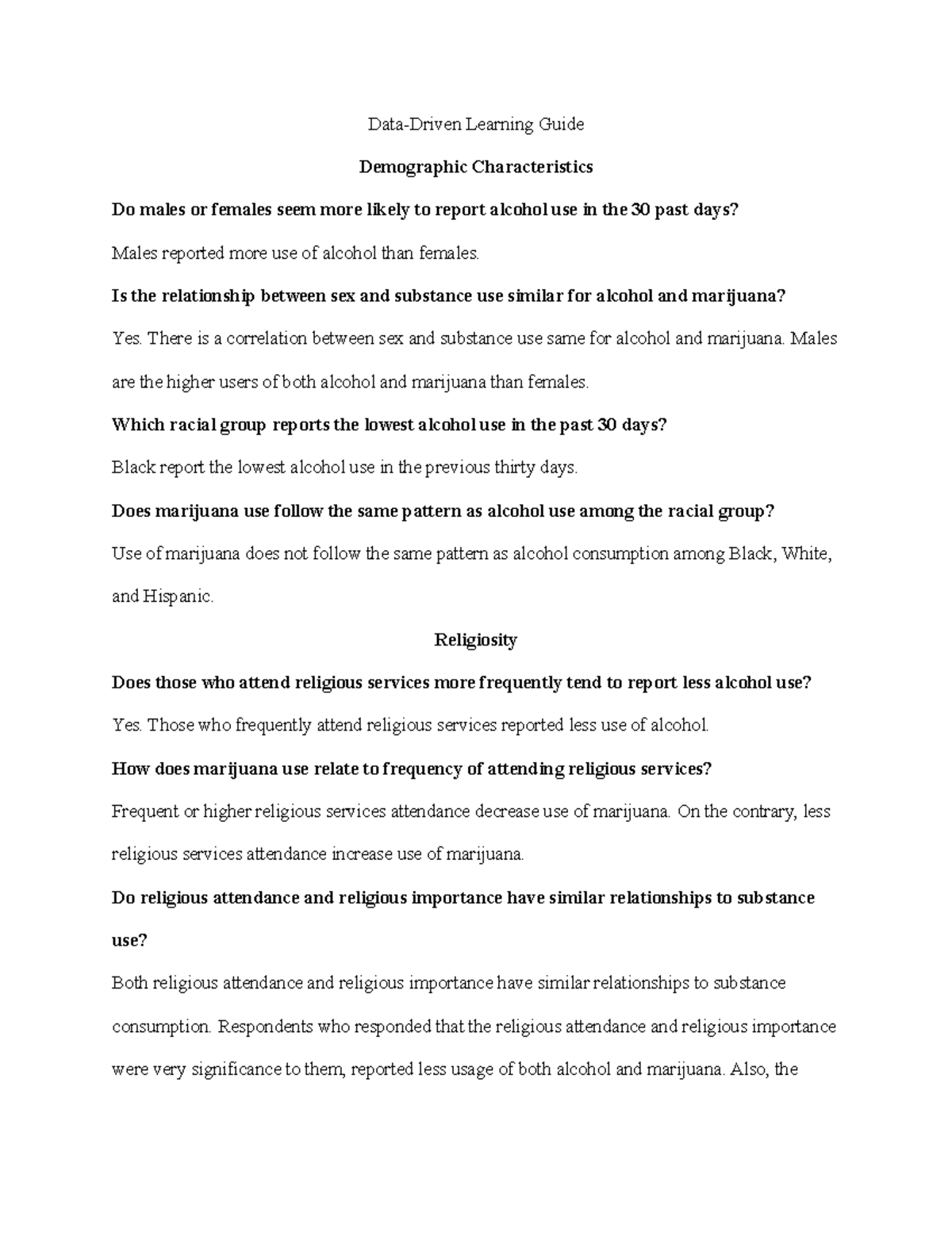 Data Driven Learning I Got A Data Driven Learning Guide