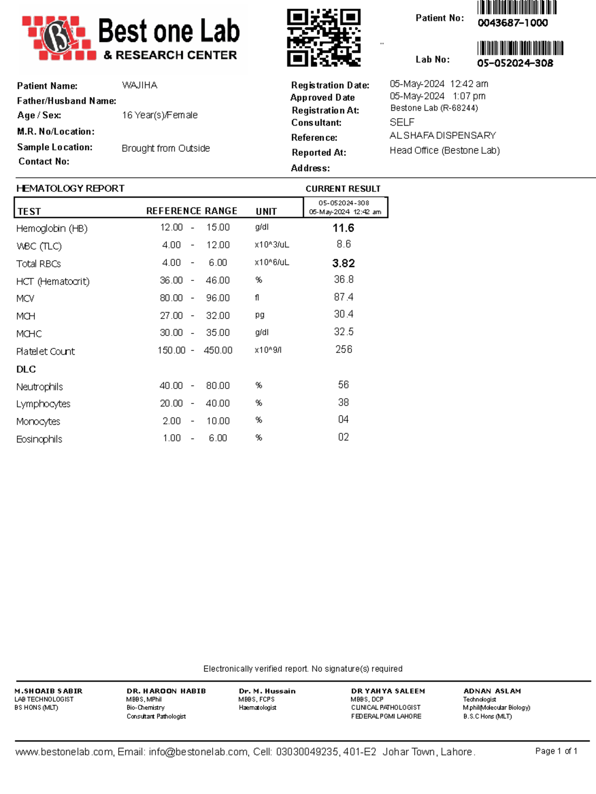 308 - It's important - 05-052024- 05-052024- .. 0043687- Patient No ...