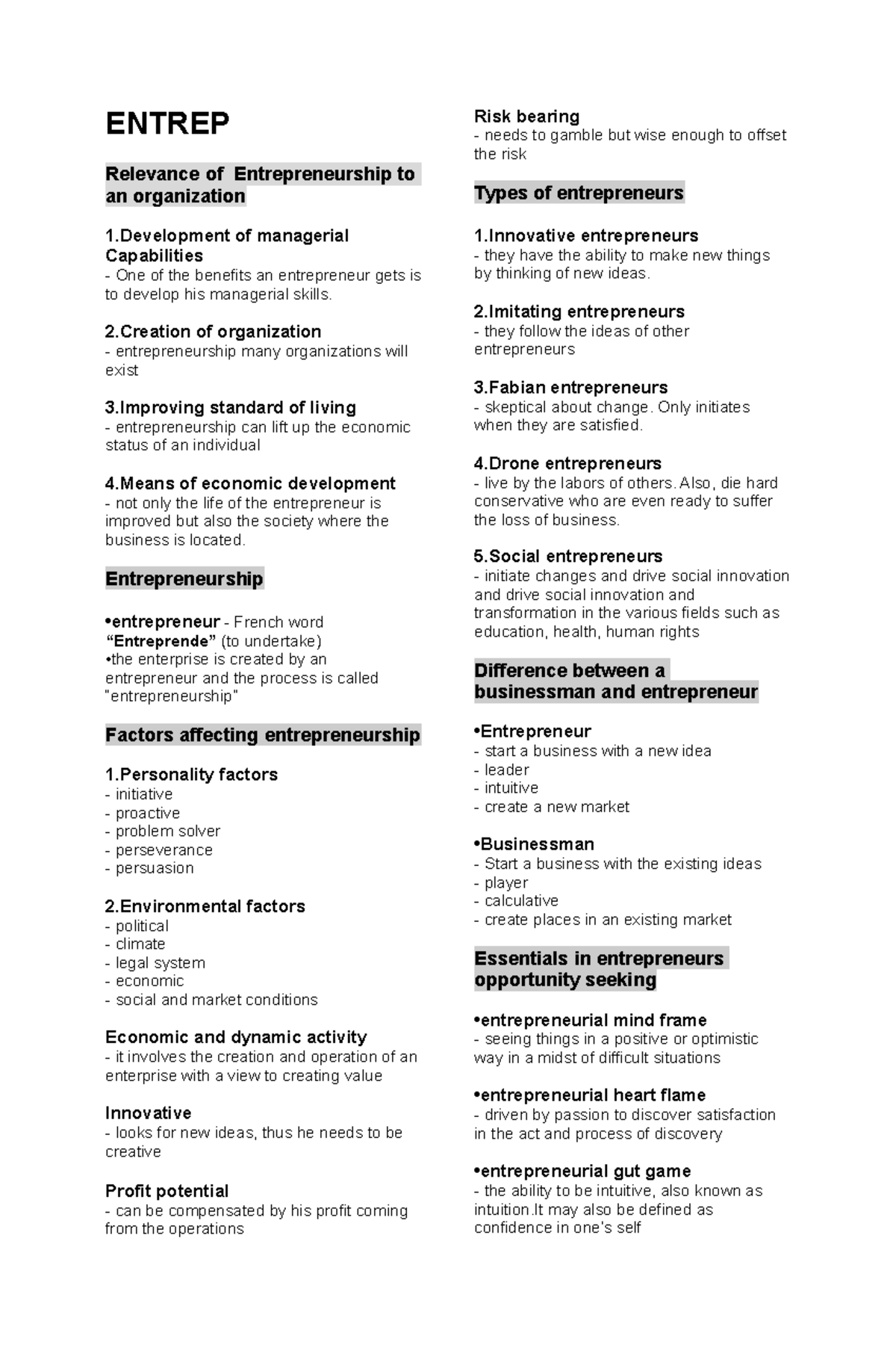 Entrep-reviewers S - moem - ENTREP Relevance of Entrepreneurship to an ...