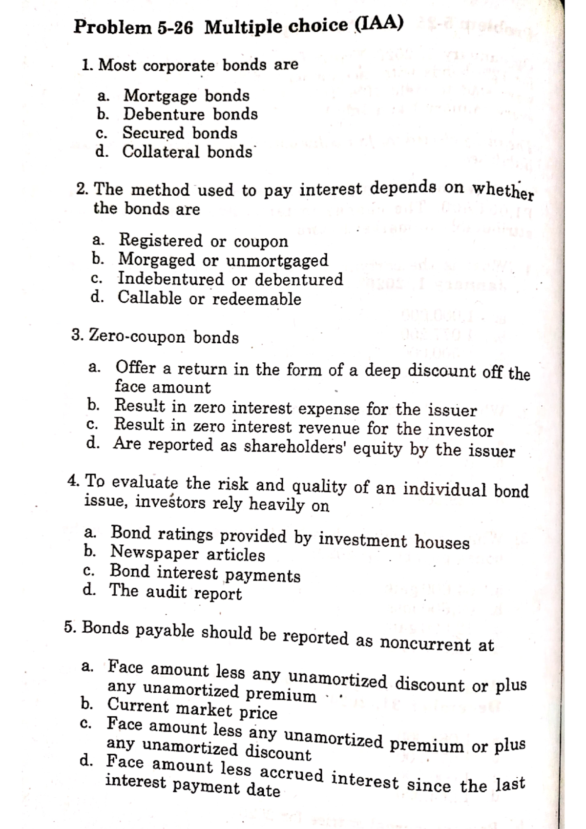 Intacc 2 - PROB 5-26 - intermediate accounting volume 2 by valix ...