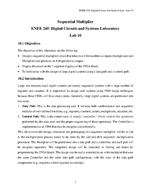 Lab 2-Synchronous and Asynchronous Counters - Lab Assignment 2 Synchronous and Asynchronous ...