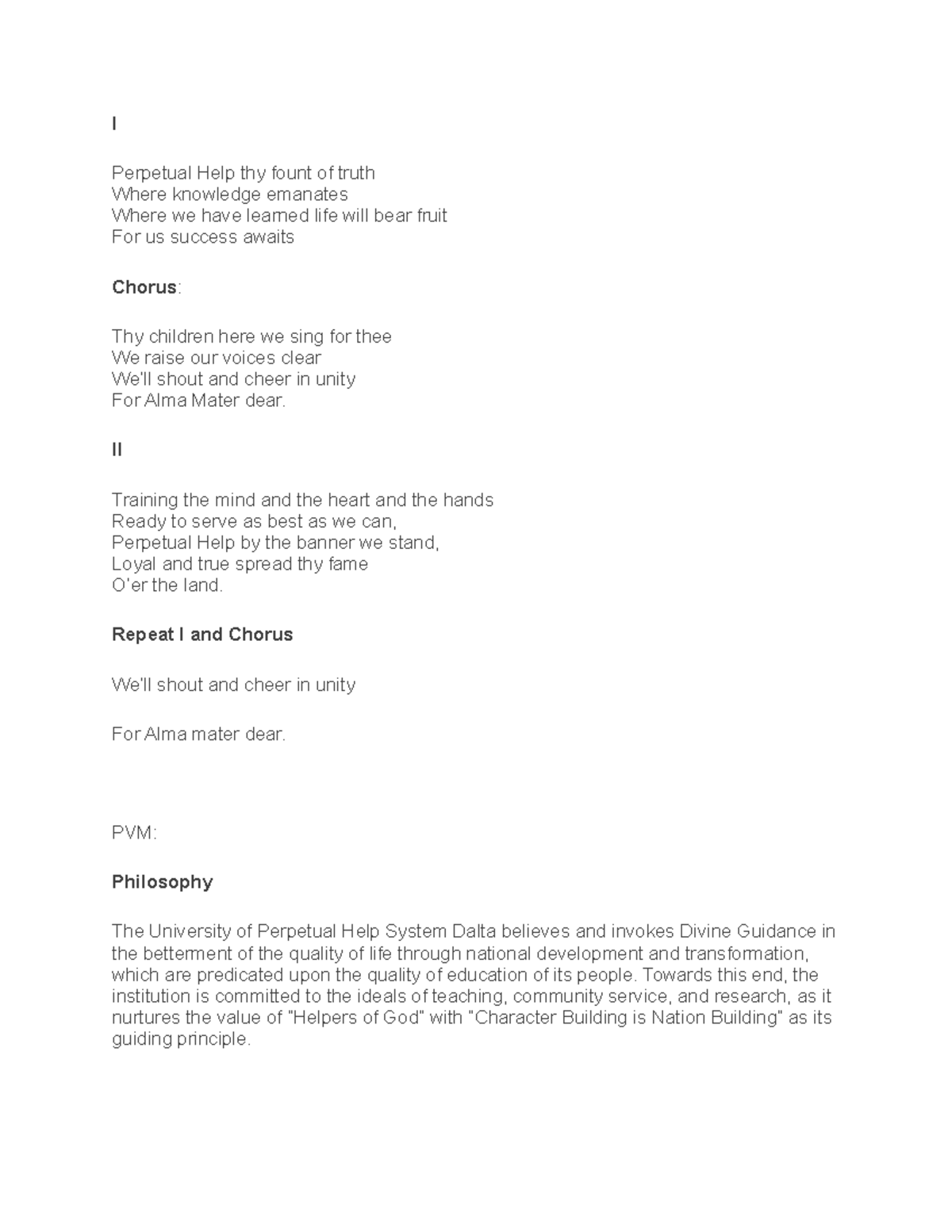 Hymn-and-pvm - Perpetual hymn and pvm - I Perpetual Help thy fount of ...
