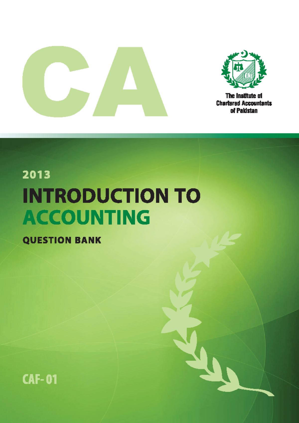 ICAP Question - Question Bank ICAP P Introduction to accounting ...