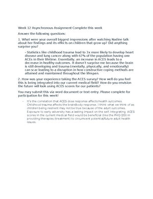 Journal #1 - se;f - 1 To my understanding, both community health ...