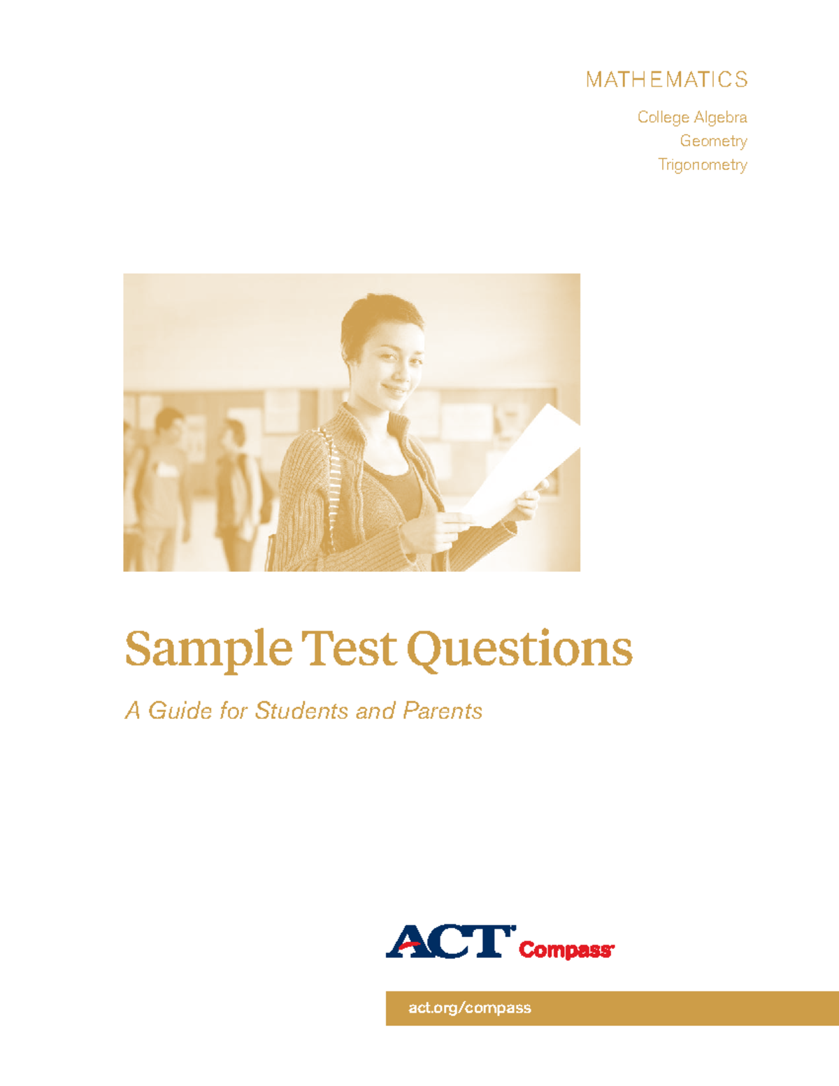 Math Review - Sample Test Questions A Guide for Students and Parents ...