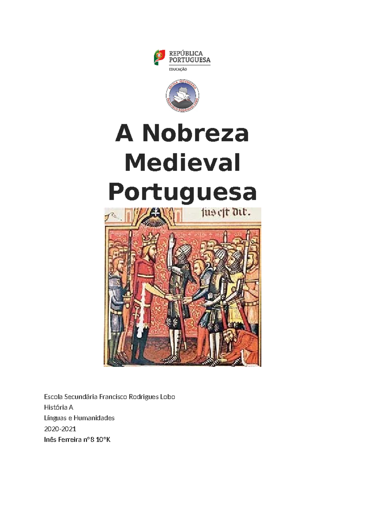 A Nobreza Medieval - A Nobreza Medieval Portuguesa Escola Secundária ...