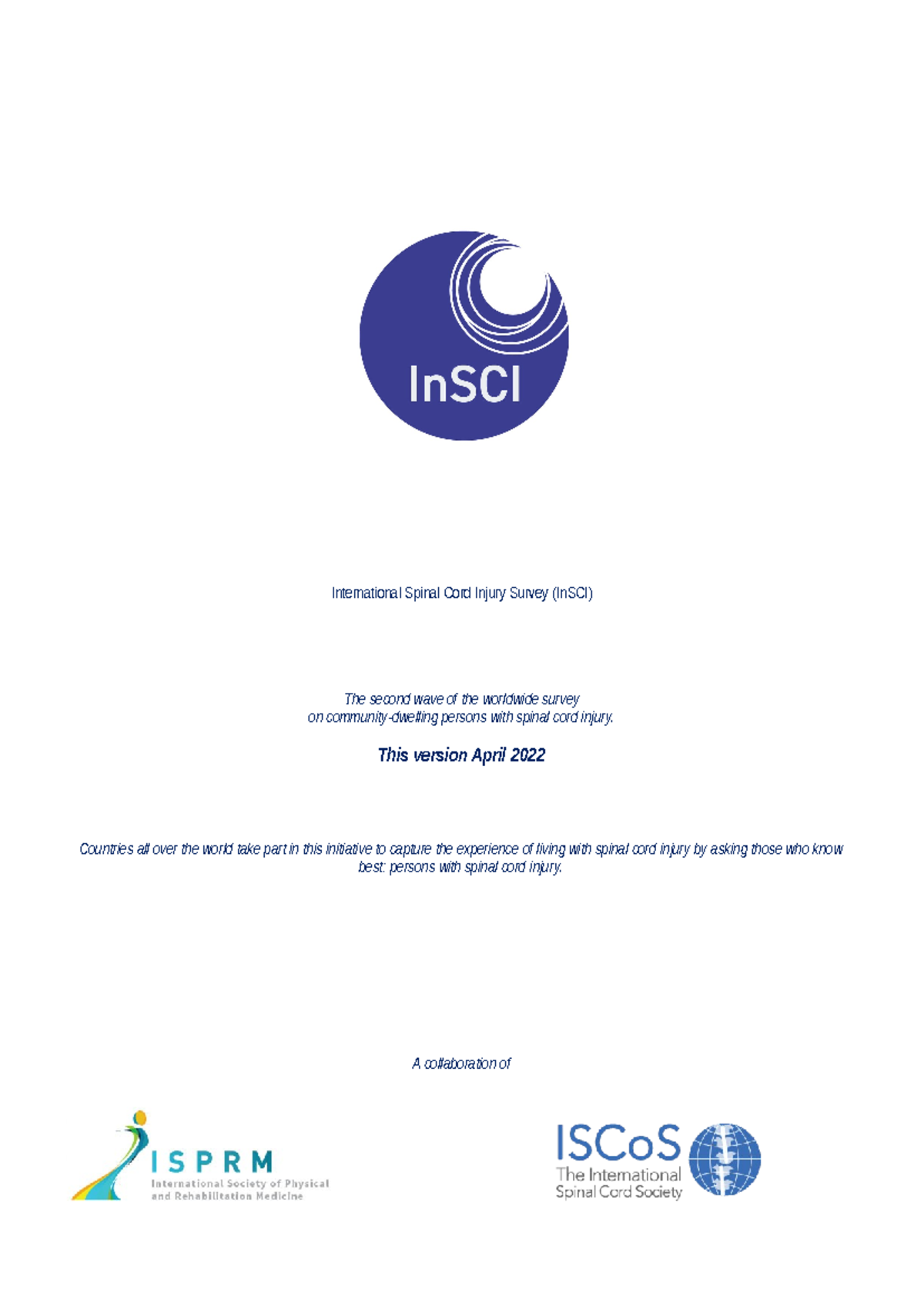 In SCI South African Questionnaire - International Spinal Cord Injury ...