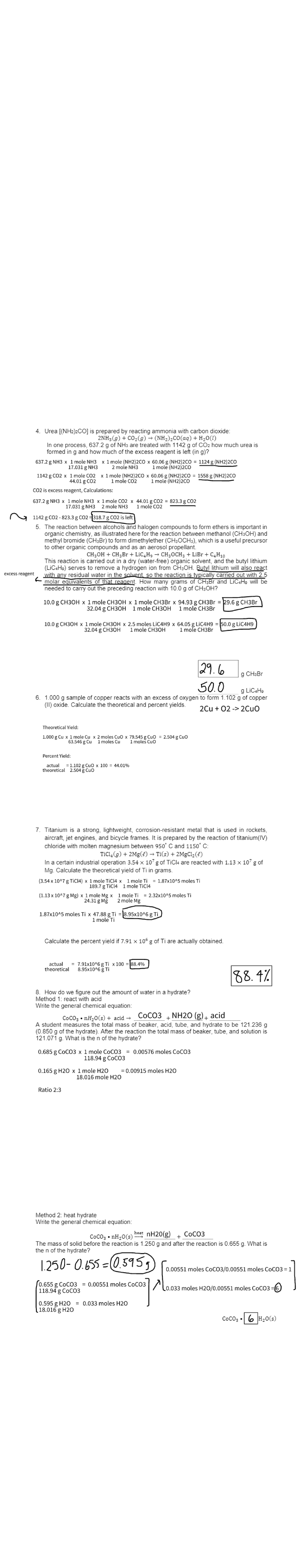 Lo6 p 2 homework - CHM 040 - Studocu