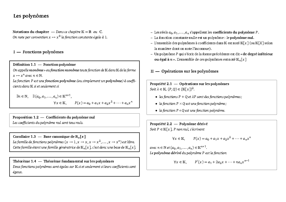 Les polynomes - Copie - this document help students to practice more ...