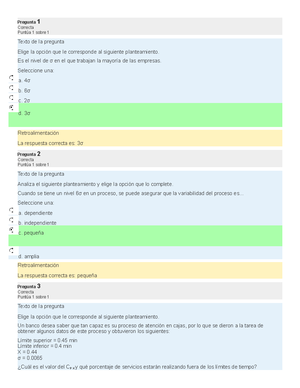 Cuestionario 1 conceptos basicos - Pregunta 1 Correcta Puntúa 1 sobre 1 Texto de la pregunta ...