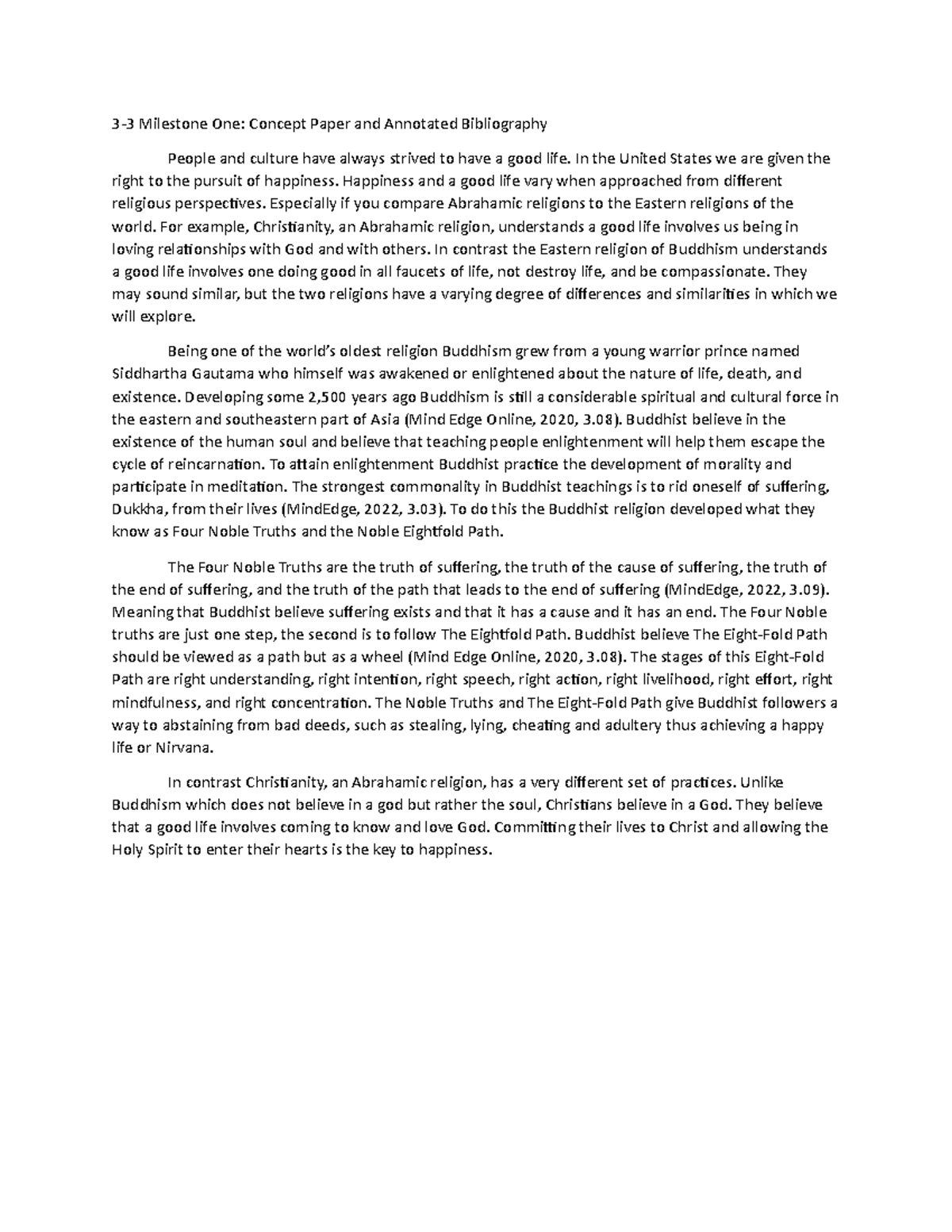 3-3 Milestone One Concept Paper and Annotated Bibliography () - In the ...