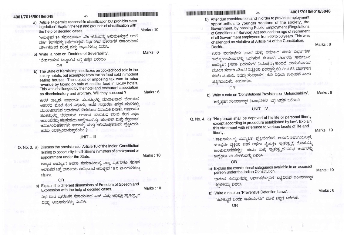 Constitutional LAW Previous QPS - 0102/0324 -2- BHIHPHQPRB Q. No. 6 ...
