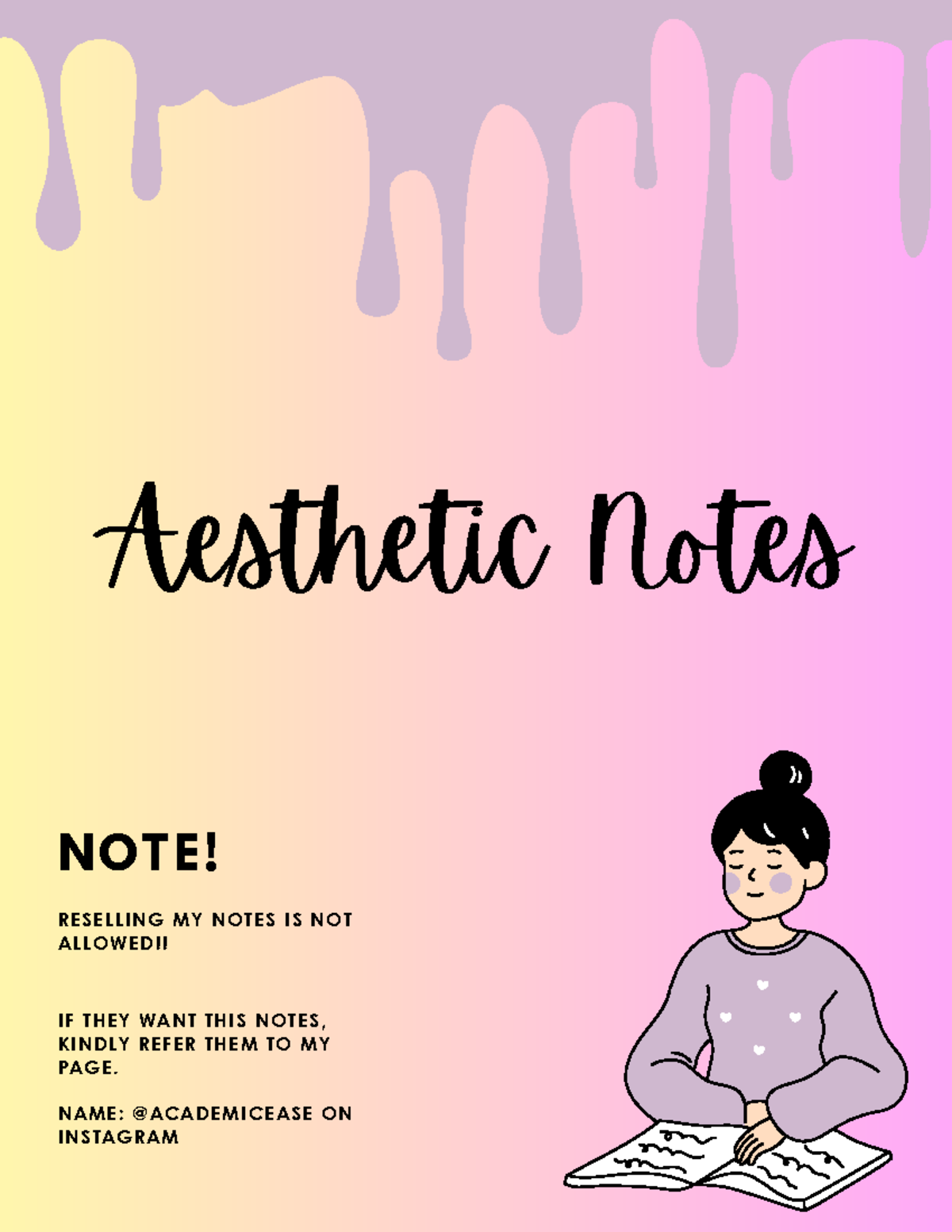 MATH-10- Notes - Aesthetic Notes NOTE! I F T HE Y W A N T T H I S N O T ...