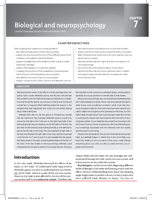 Lecture 1 PSY112 2023 Introduction - PSY 112: Brain and Behaviour An Introduction Semester 1 ...