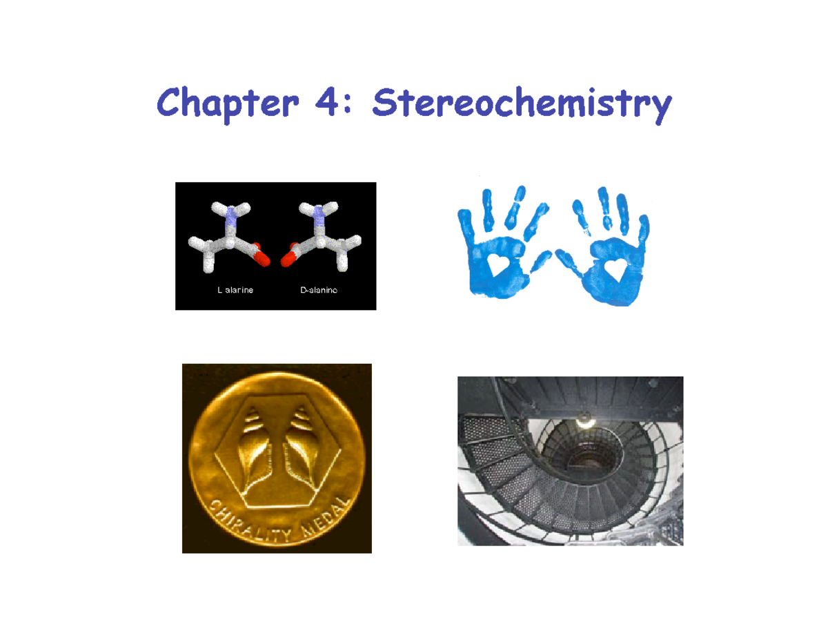 Introduction TO Stereochemistry - Chapter 4: Stereochemistry ...