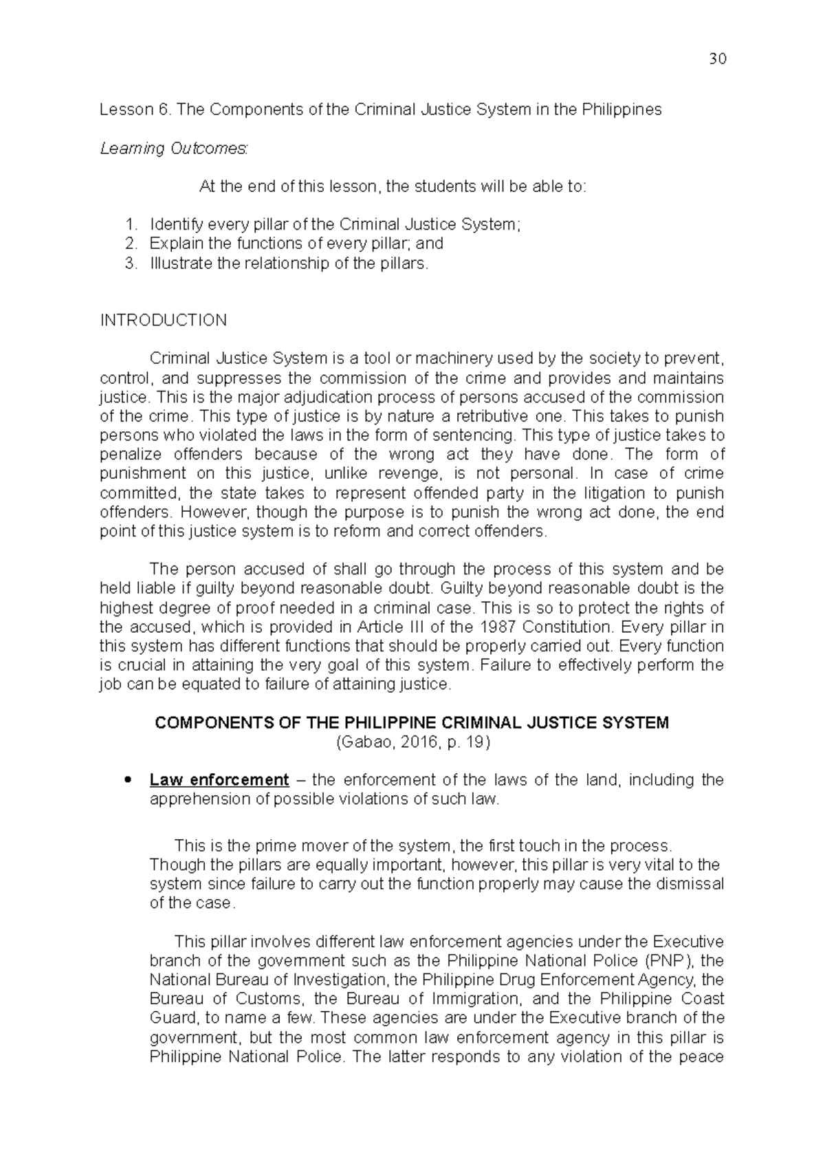 CJS-Lesson 6components-of-cjs - Lesson 6. The Components of the ...