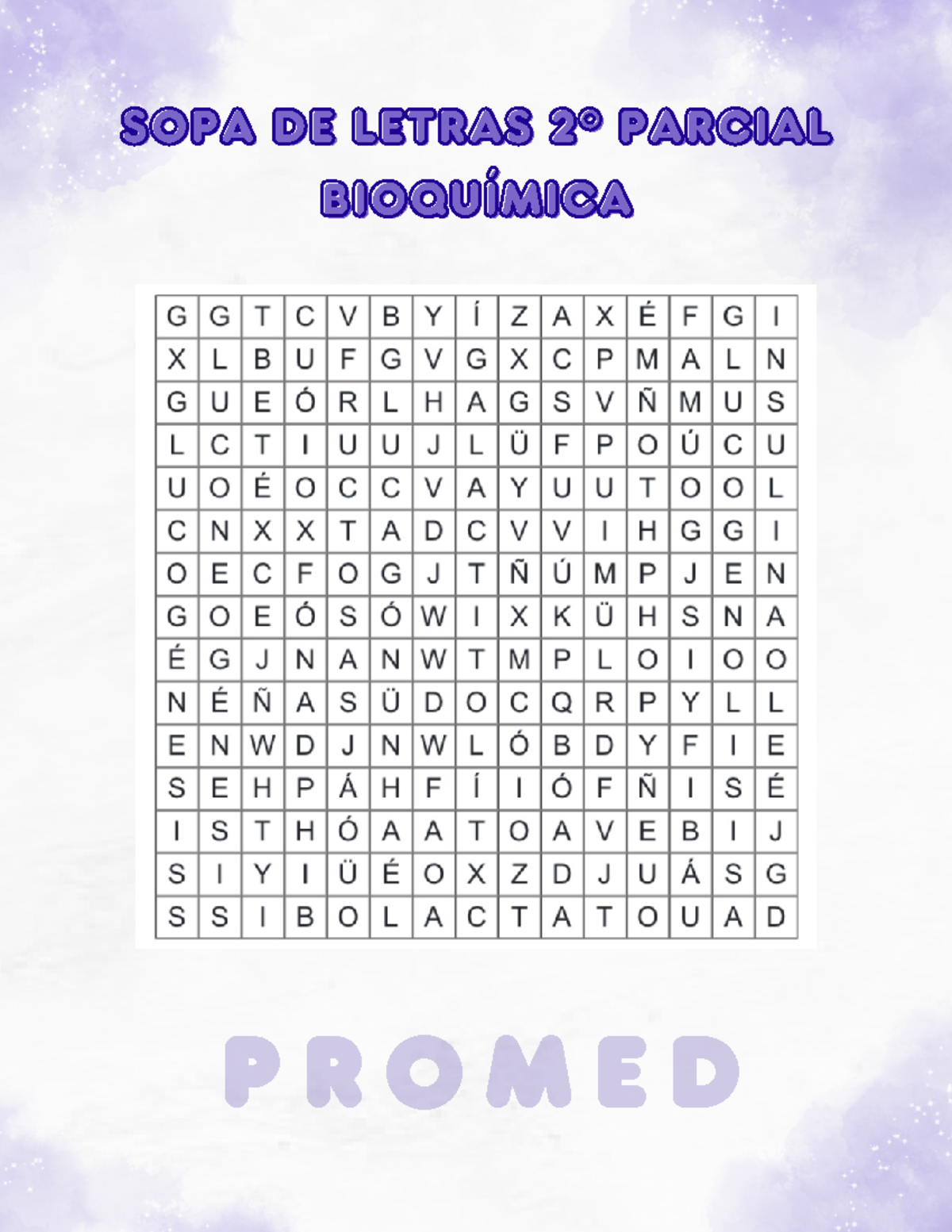 BioquíMICA 2º Parcial - 2º Actividad - Microbiología - P R O M E D Sopa ...