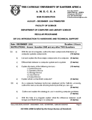 Seminar project - FACULTY OF SCIENCE, ENGINEERING AND TECHNOLOGY ...