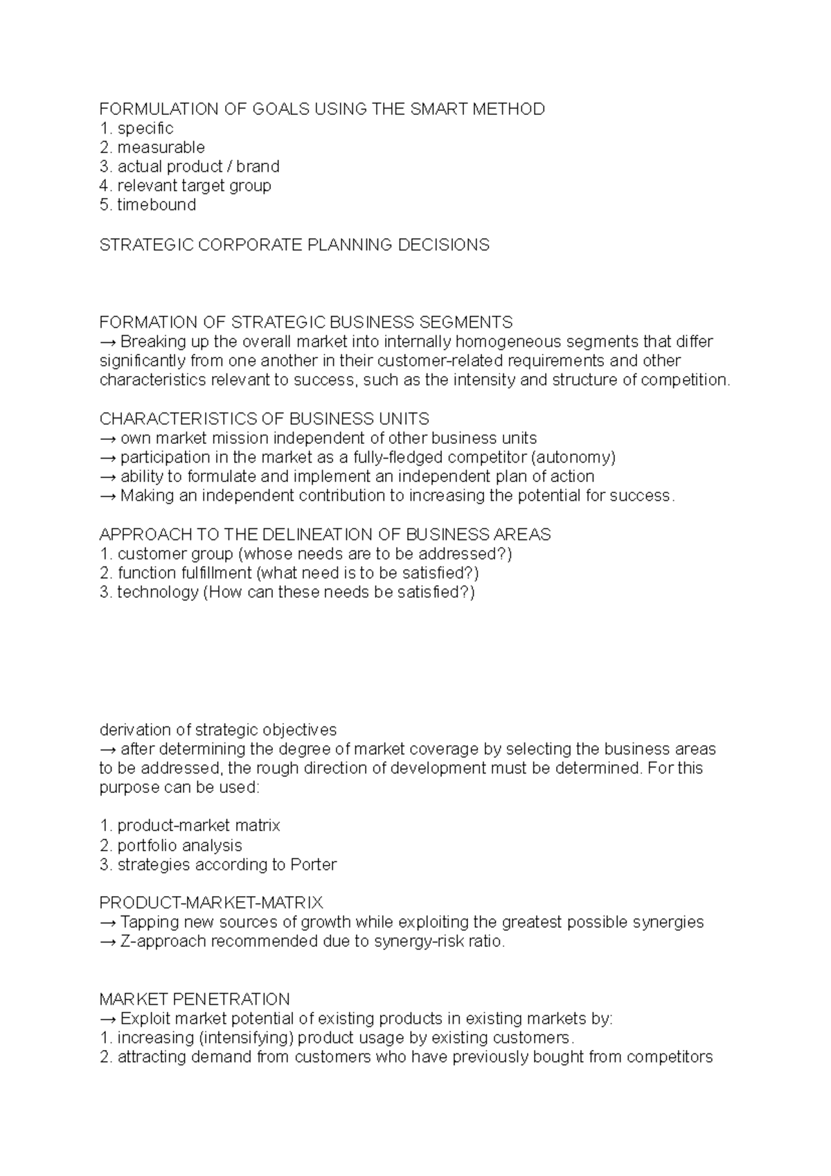 Formulation OF Goals Using THE Smart Method - FORMULATION OF GOALS ...