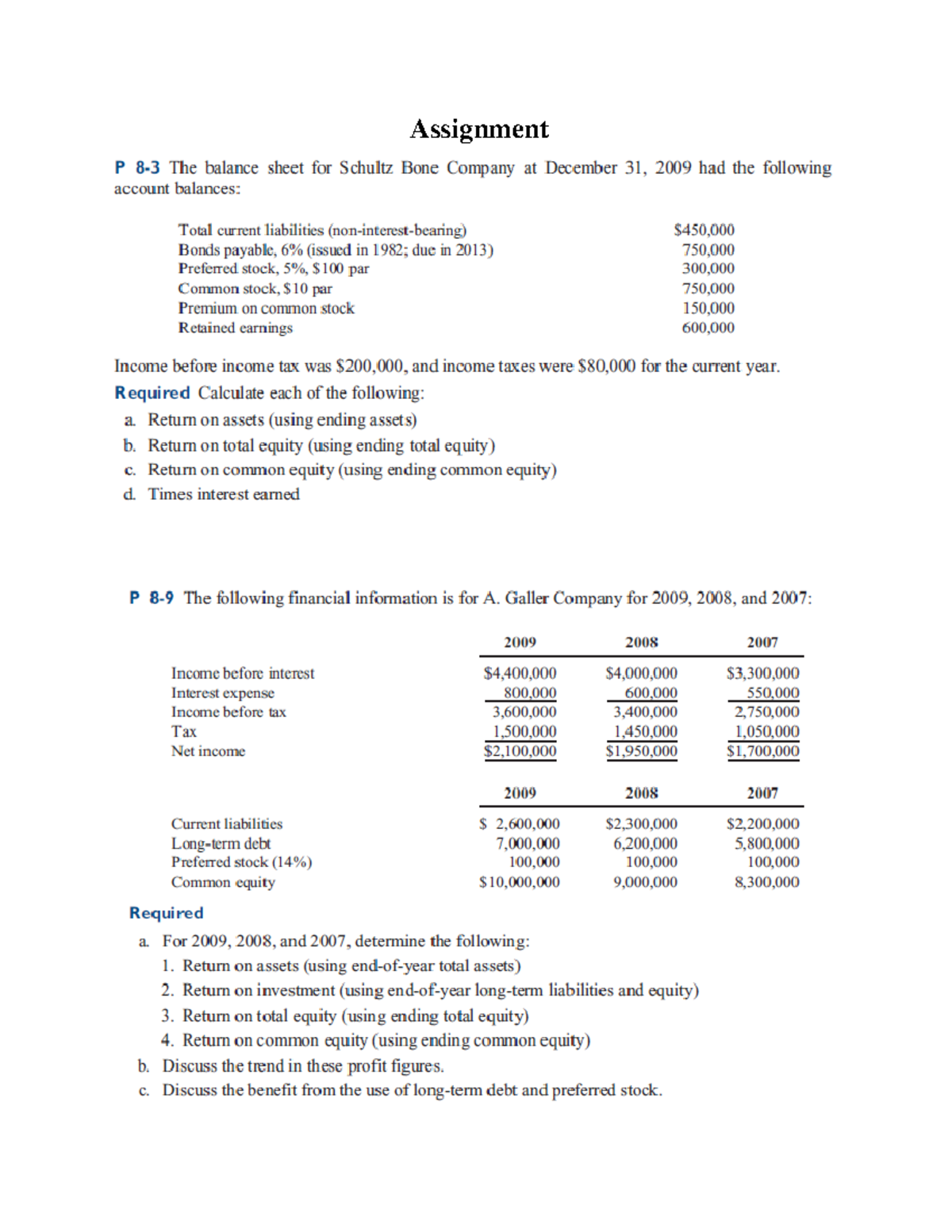 Assignment - Business finance - Studocu