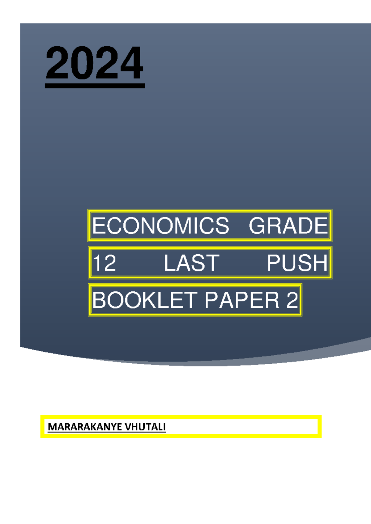 ECON GRD 12 P2 Intelliegence Guide Answers - ECONOMICS GRADE 12 LAST ...