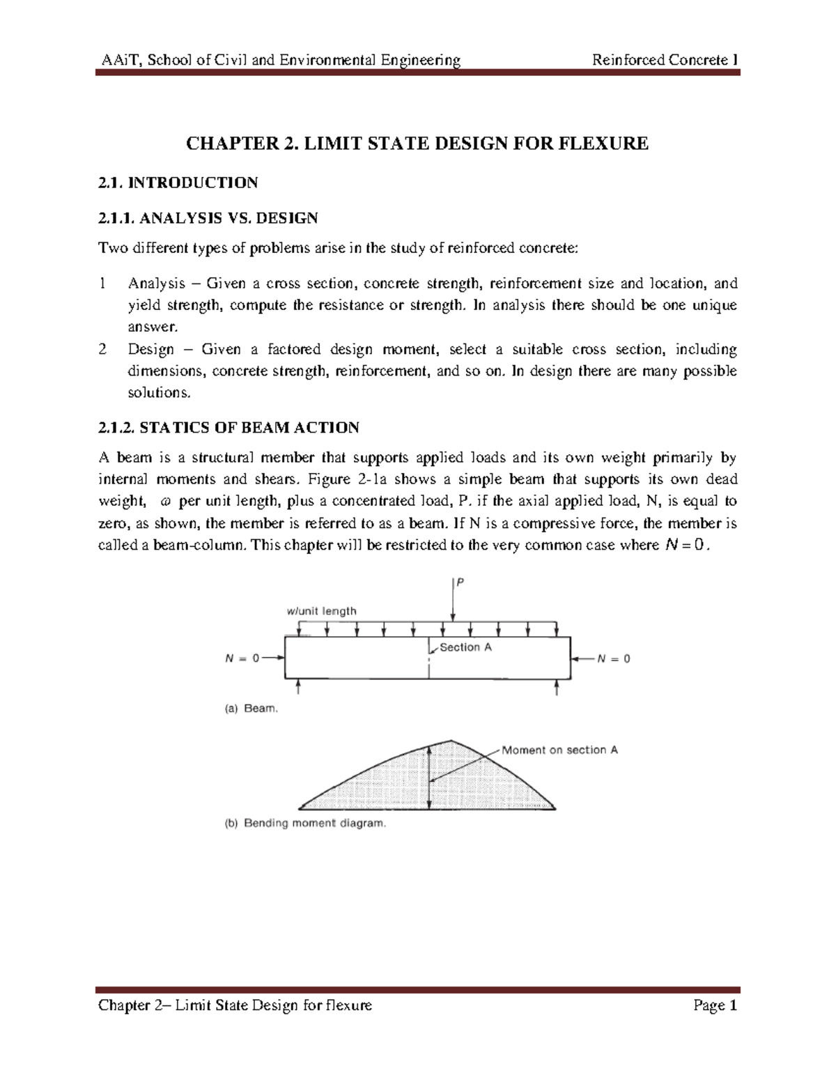 Chapter 2 - helpful for des - CHAPTER 2. LIMIT STATE DESIGN FOR FLEXURE ...