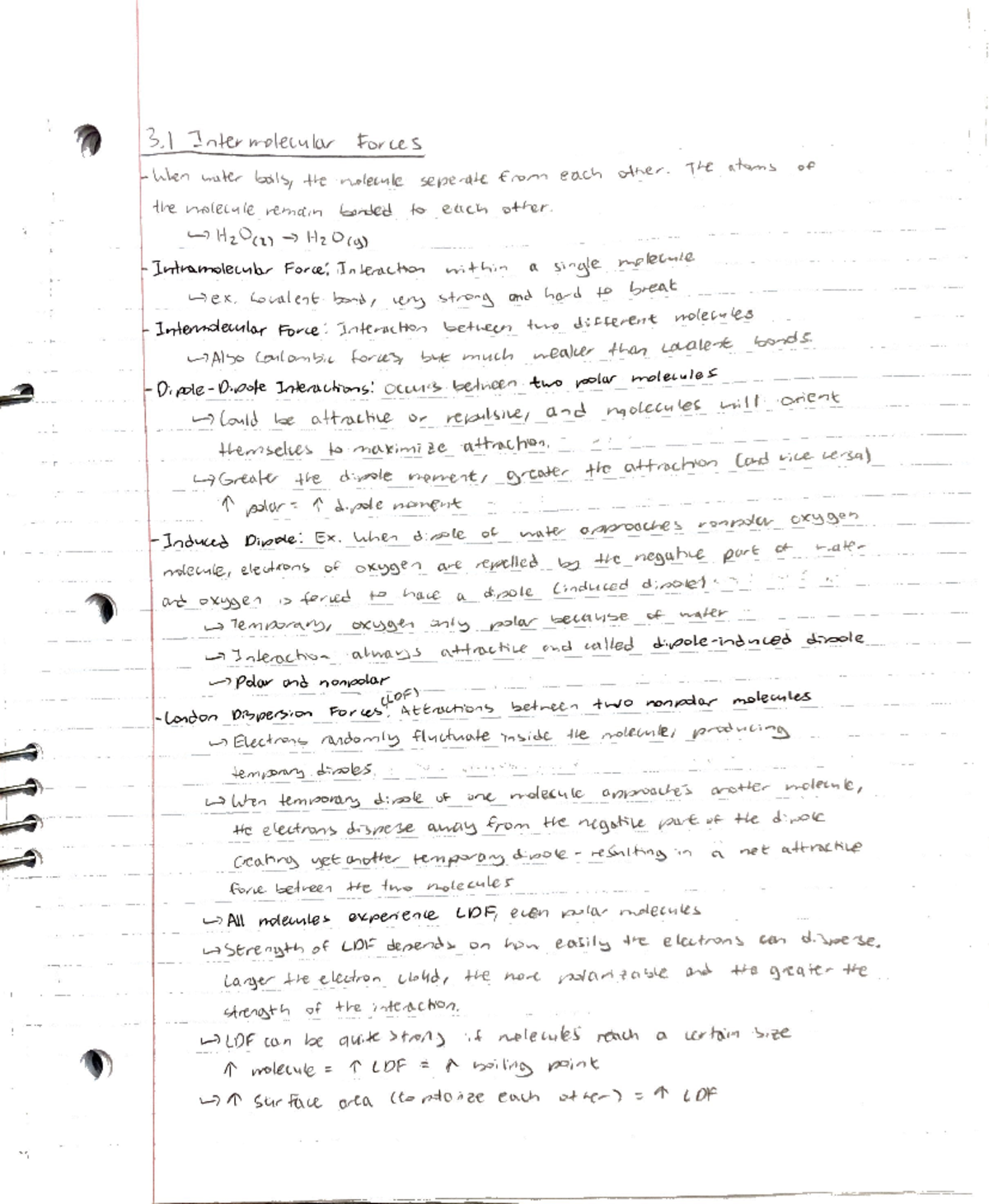Unit 3 - Intermolecular Forces and Properties - Studocu