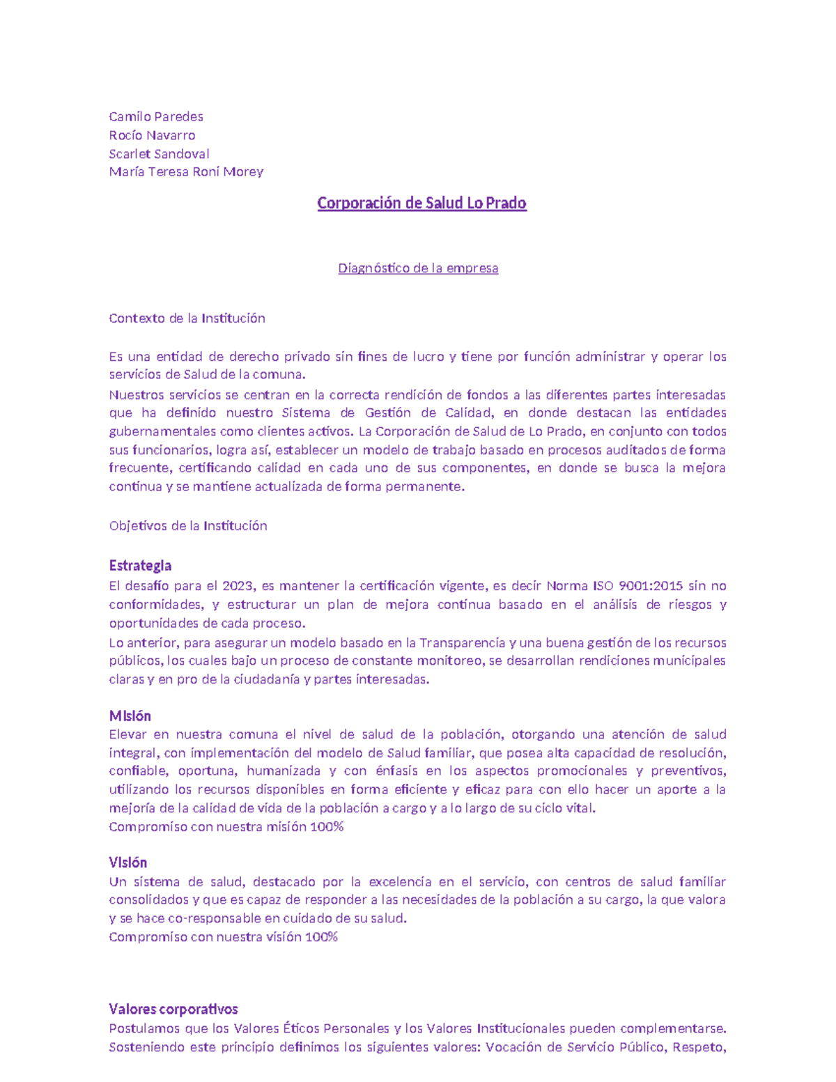 Trabajo Evaluación 03 año 2022 - Camilo Paredes Rocío Navarro Scarlet ...