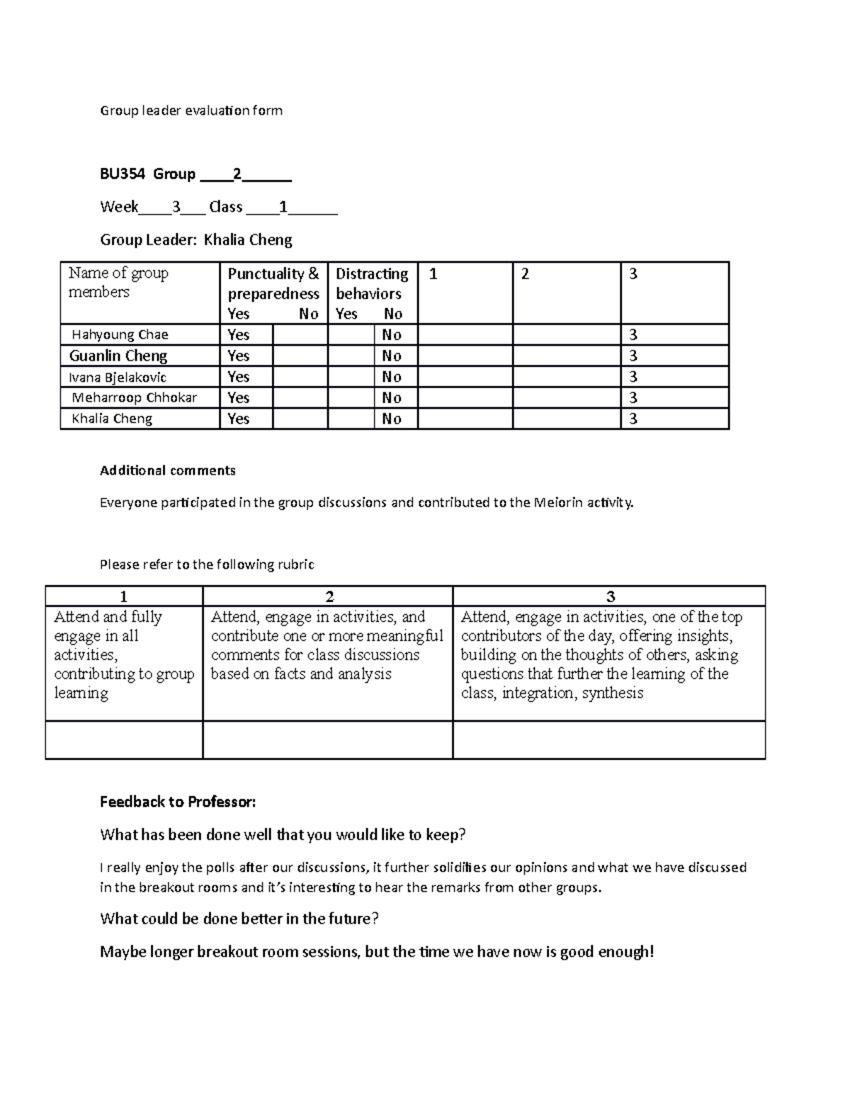 Group Leader Evaluation Form1 Group Leader Evaluation Form BU354 group-leader-evaluation-form1-group-leader-evaluation-form-bu354