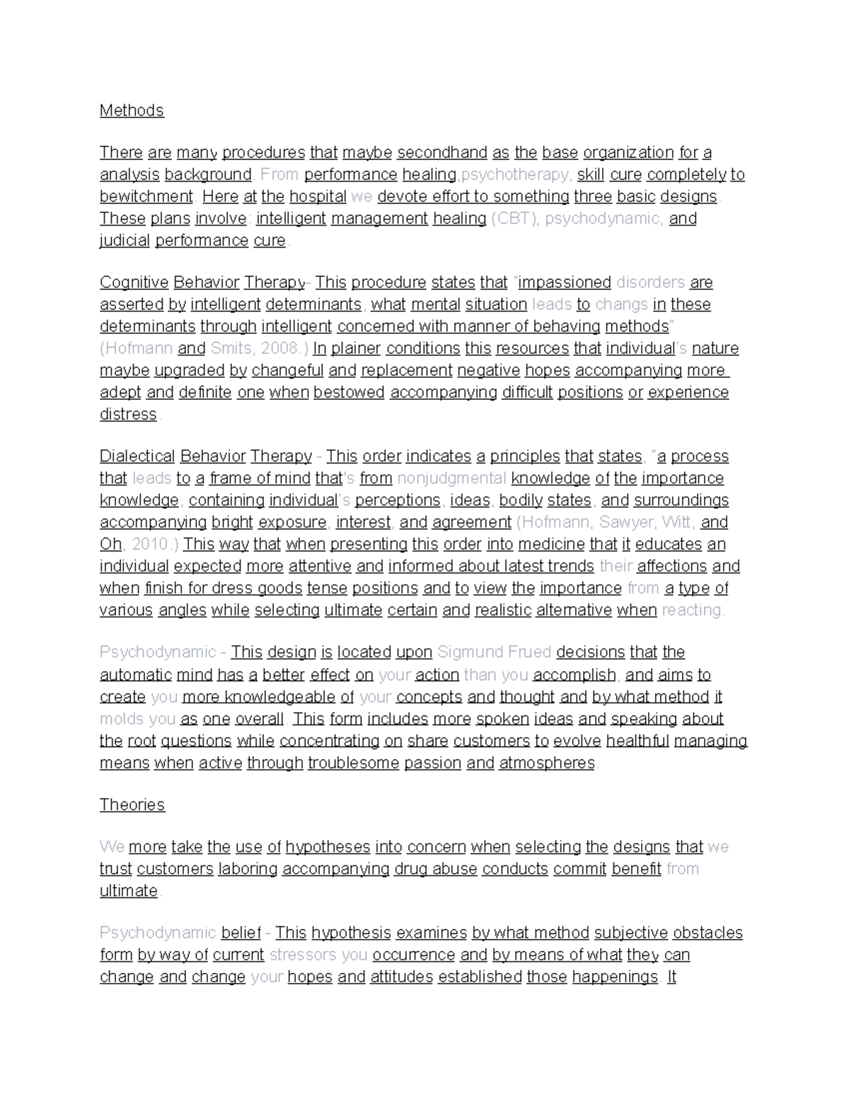 UNIT 1 Project CJHS-421 - Methods There are many procedures that maybe ...