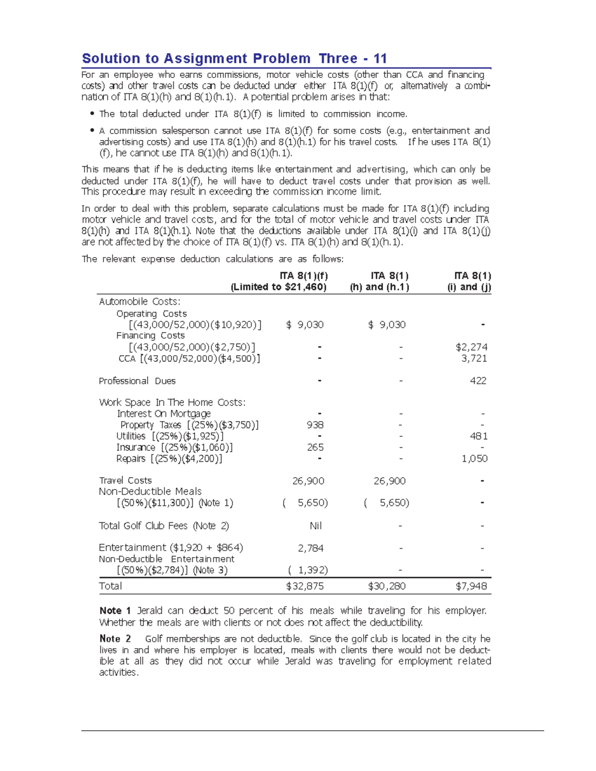 Solution to Assignment Problem Three - 11 12 13 14 - Solution to ...