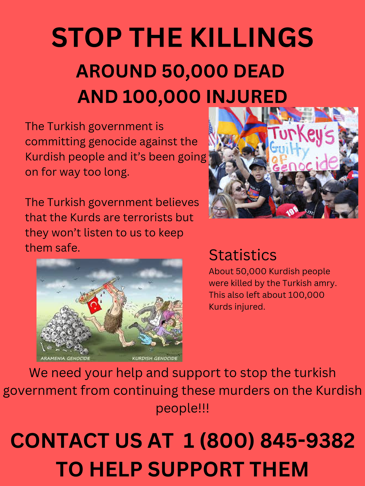 STOP Turkish Genocide - yup - STOP THE KILLINGS AROUND 50,000 DEAD AND ...