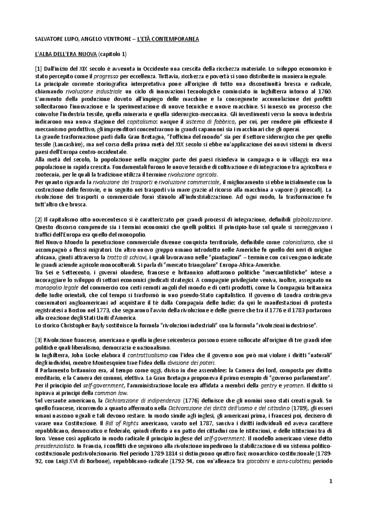 Lupo, Ventrone - L'età contemporanea - SALVATORE LUPO, ANGELO VENTRONE ...