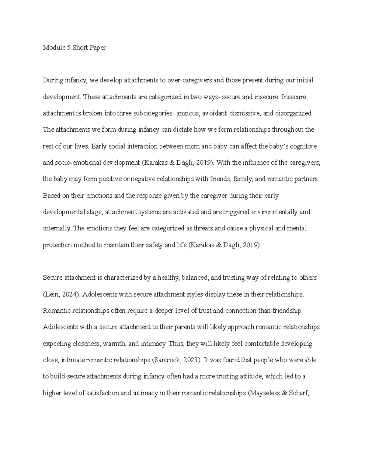 322 Mod 5 SP upload - Module 5 Short paper - Module 5 Short Paper ...