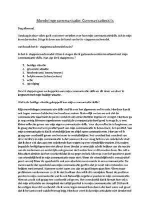 Cursus V- Watzlavick - 1 Communicatiemodellen 1.1 De ...