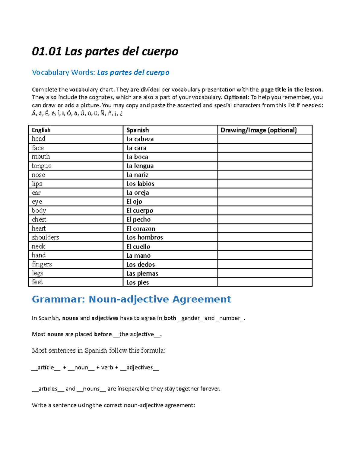 01 01 notes - Spanish module for online learning but i'm just uploading ...