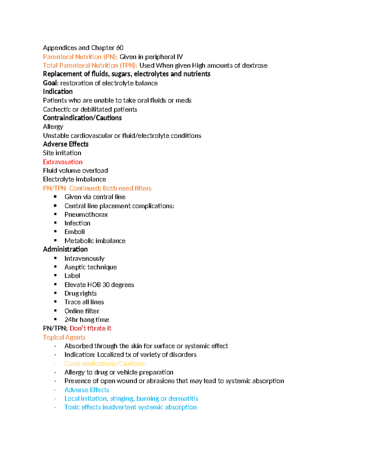 Appendices and Chapter 60 - ) Transdermal Patches - Slow release of the drug from the patch ...