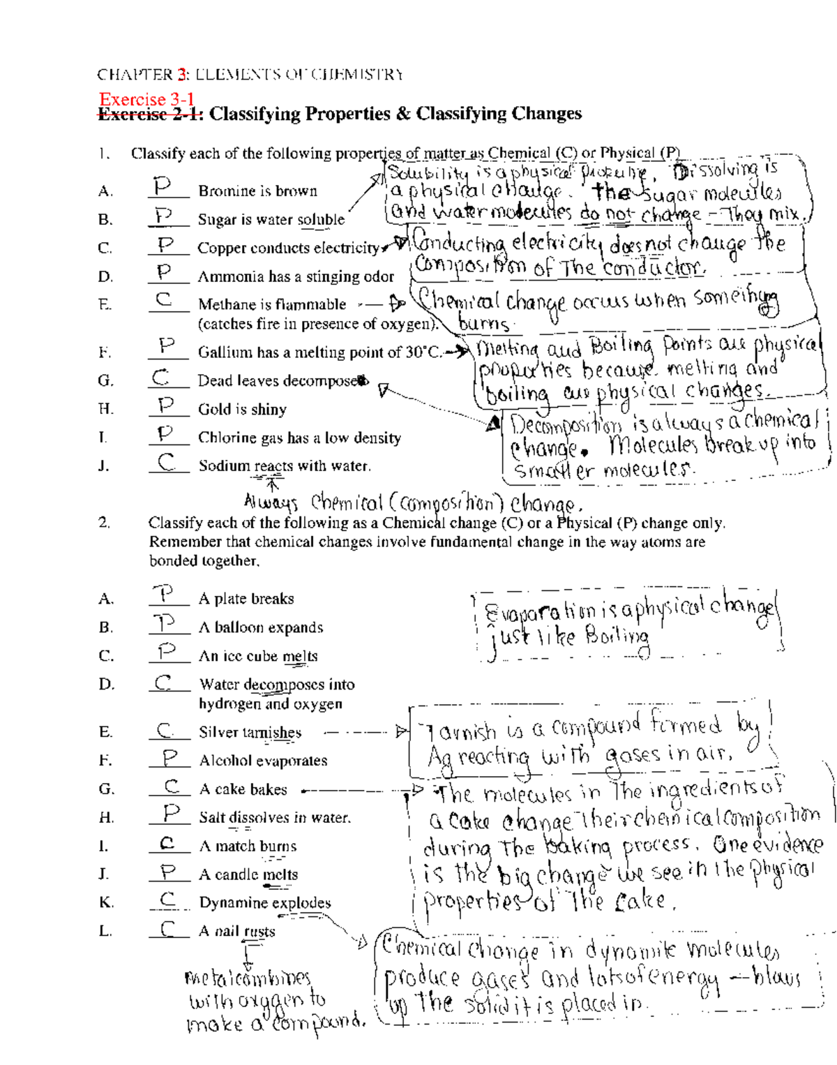 Physical and Chemical Properties - CHEM 105 - Studocu