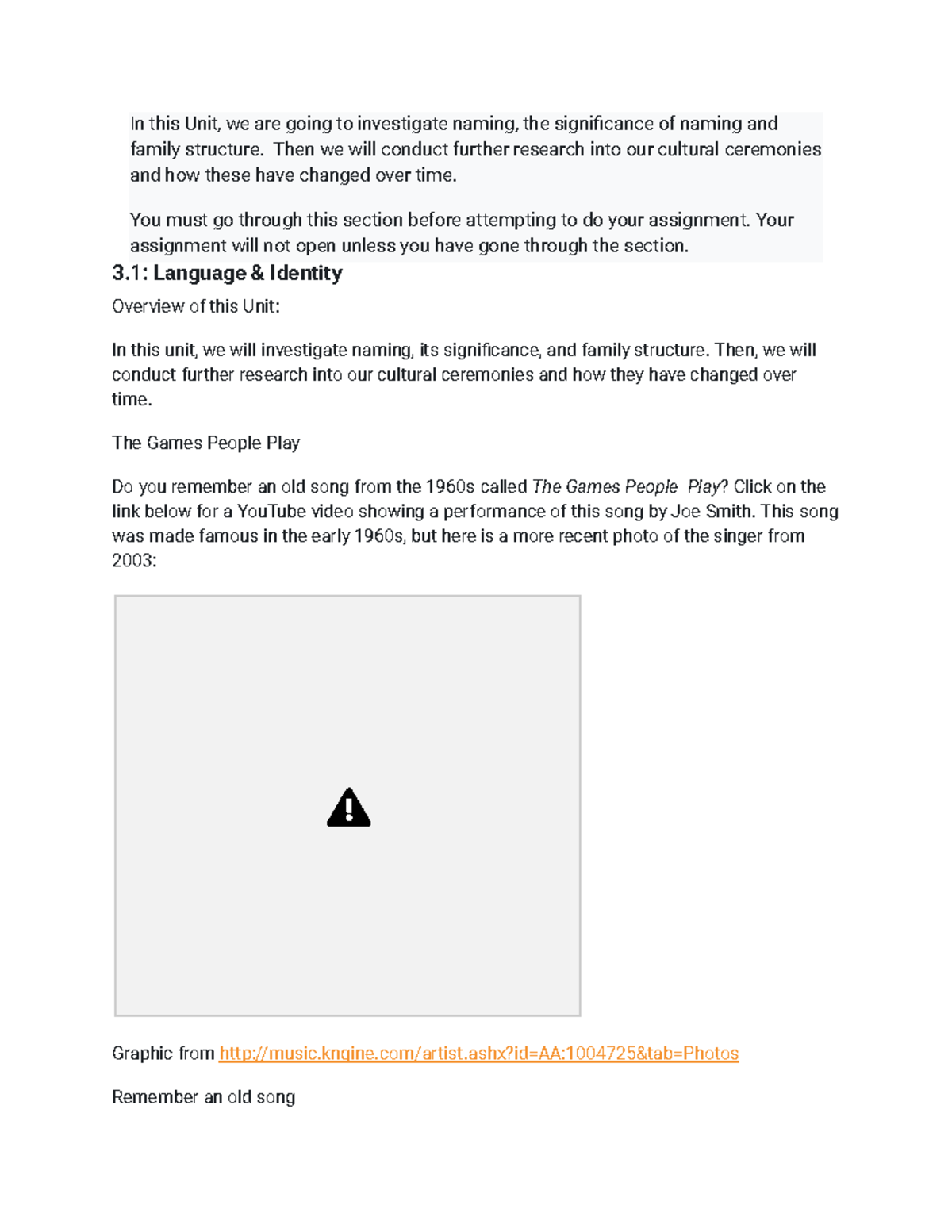 AFL UNIT 3 Notes - In this Unit, we are going to investigate naming ...